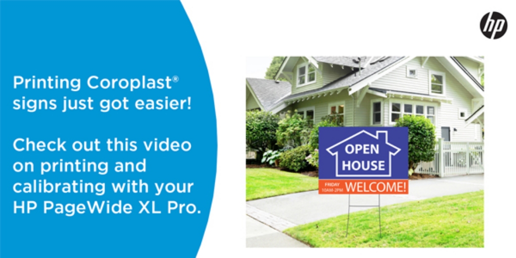 Guide on printing and calibrating rigid boards for yard signs with the ...